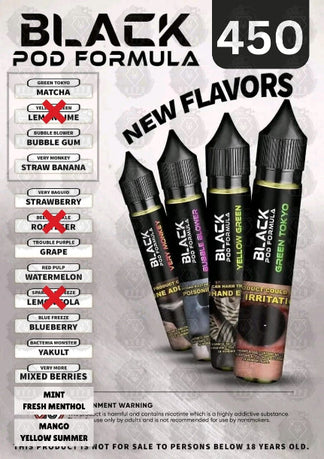 Black Elite Pod Formula – WVPH VS